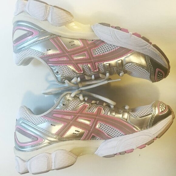 Asics | Shoes | Rare Asics Gelnimbus 9 Whitepure Silver Rare Color Pink ...
